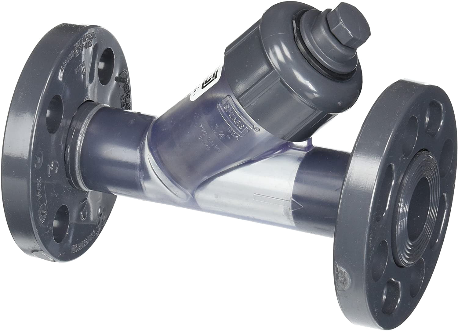 Spears 1623-007CL PVC Schedule Clear Y-Check Valve - Walmart.com