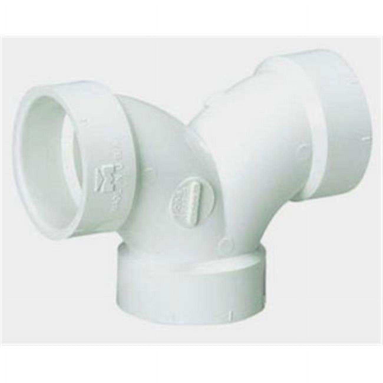 Spears 4 in. Double Elbow PVC DWV, All Hub Connection, For Drain, Waste ...