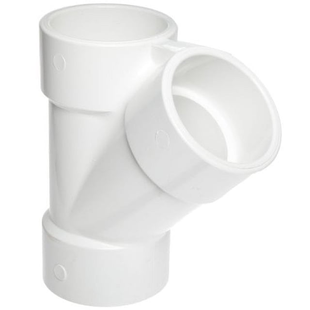 Spears 475 Series PVC Pipe Fitting, Wye, Schedule 40, 1/2" Socket ...