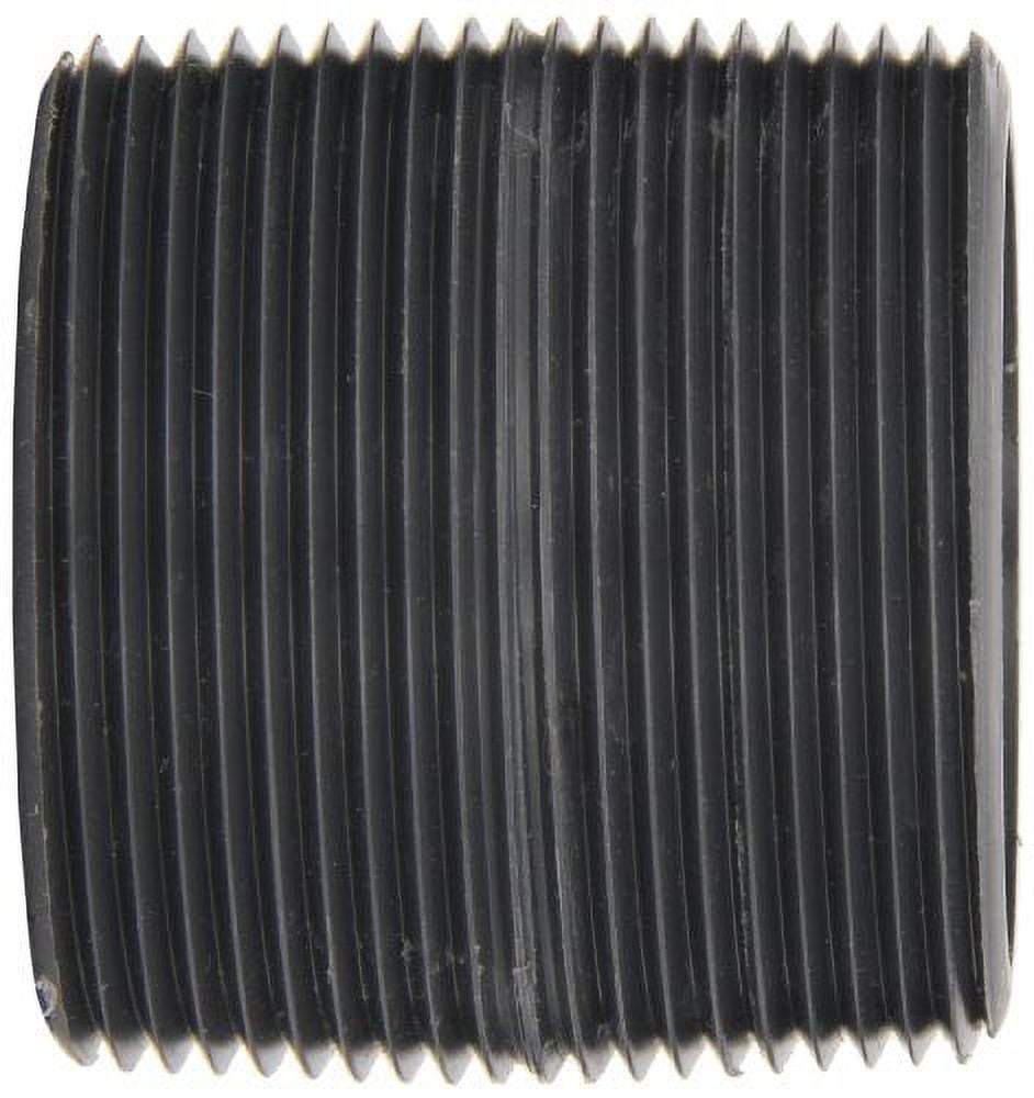 Spears 88 Series PVC Pipe Fitting, Nipple, Schedule 80, Gray, 4" NPT ...