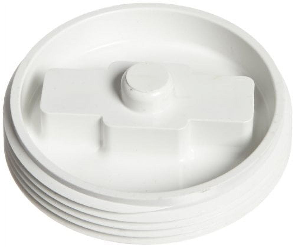 Spears P110 Series PVC DWV Pipe Fitting, Flush Plug, 3" NPT Male ...