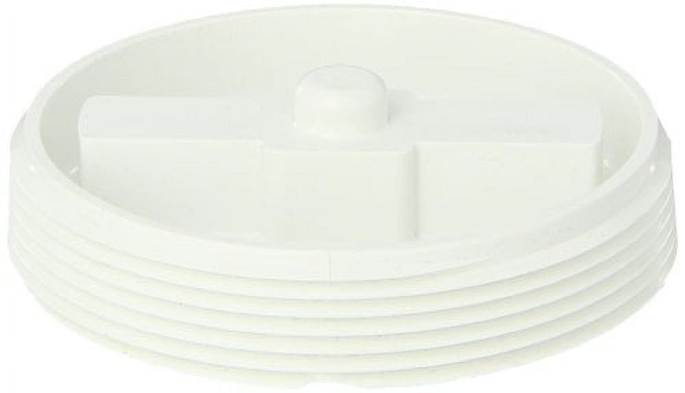 Spears P110 Series PVC DWV Pipe Fitting, Flush Plug, 4" NPT Male ...