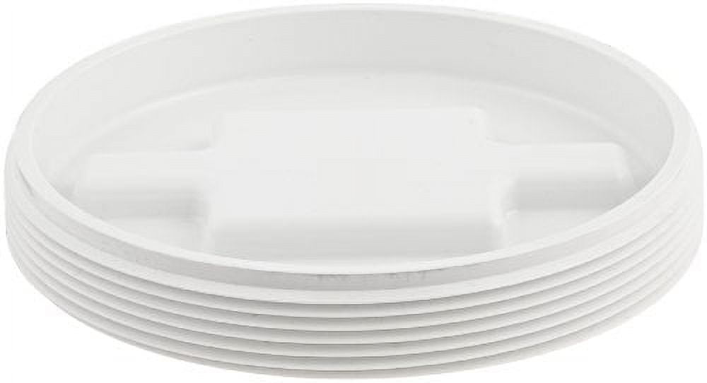 Spears P110 Series PVC DWV Pipe Fitting, Flush Plug, 6" NPT Male ...