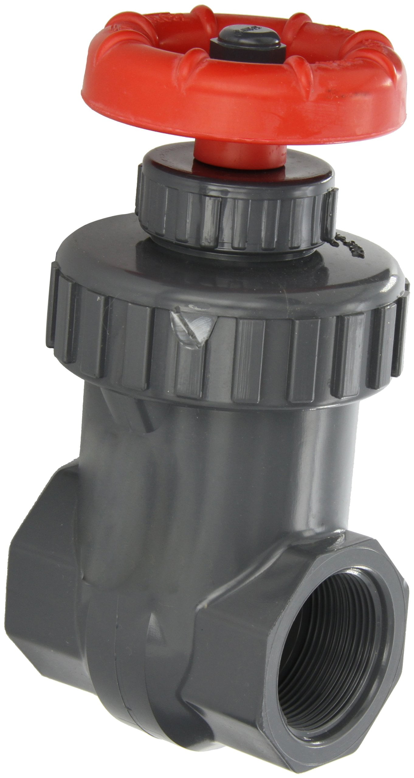 Spears PVC Gate Valve, Non-Rising Stem, Buna-N O-Ring, 1-1/2" NPT ...