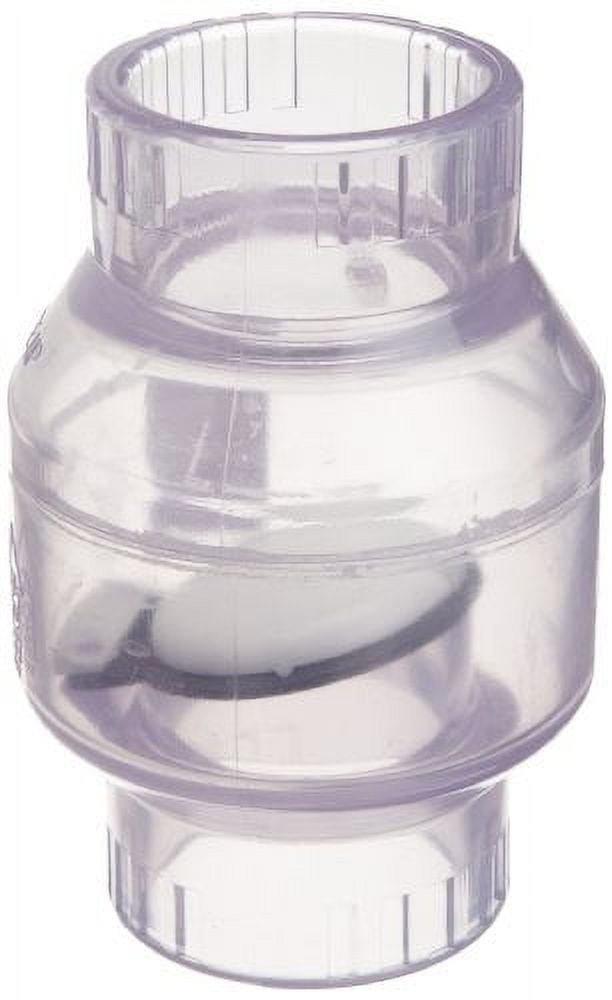 Spears S1520C20 PVC Utility Swing Check Valve, 2-Inch, Clear - Walmart.com
