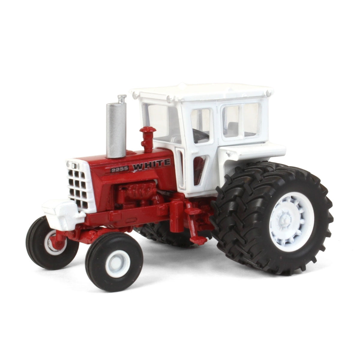 Spec Cast 1/64 1974 White 2255 Tractor with Cab & Duals Red Scheme with ...