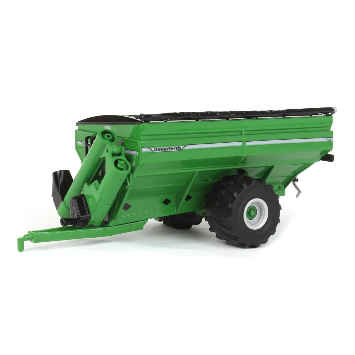 Spec Cast 1/64 Green Unverferth 1120 Grain Cart with Flotation Tires ...