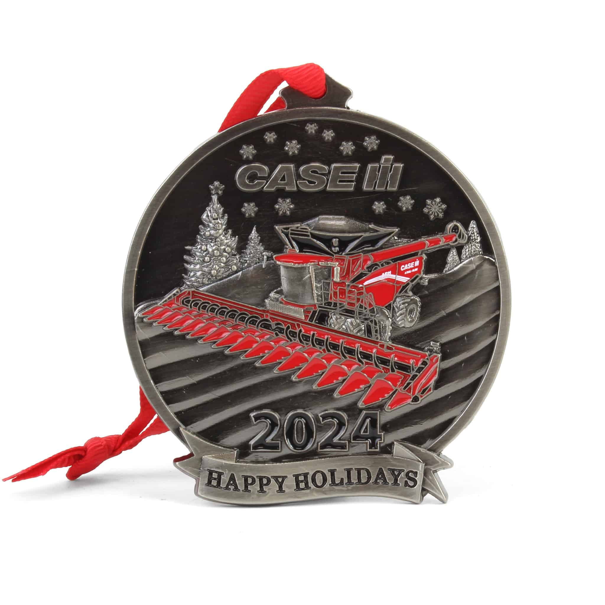 Spec Cast 2024 Case IH AF11 Combine Ornament, #21 in Series ZJD1939 ...