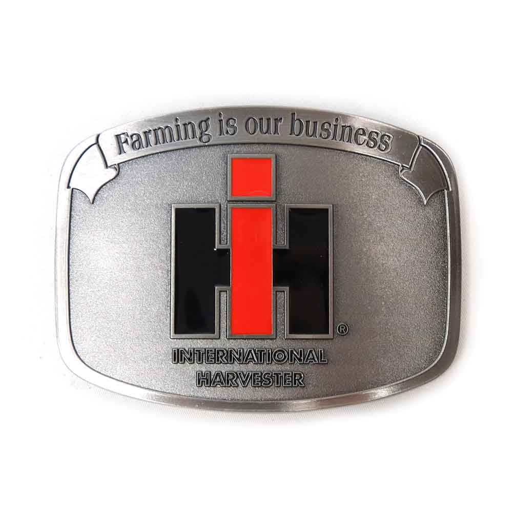 Spec Cast IH Buckle with Brushed Pewter Background - Walmart.com
