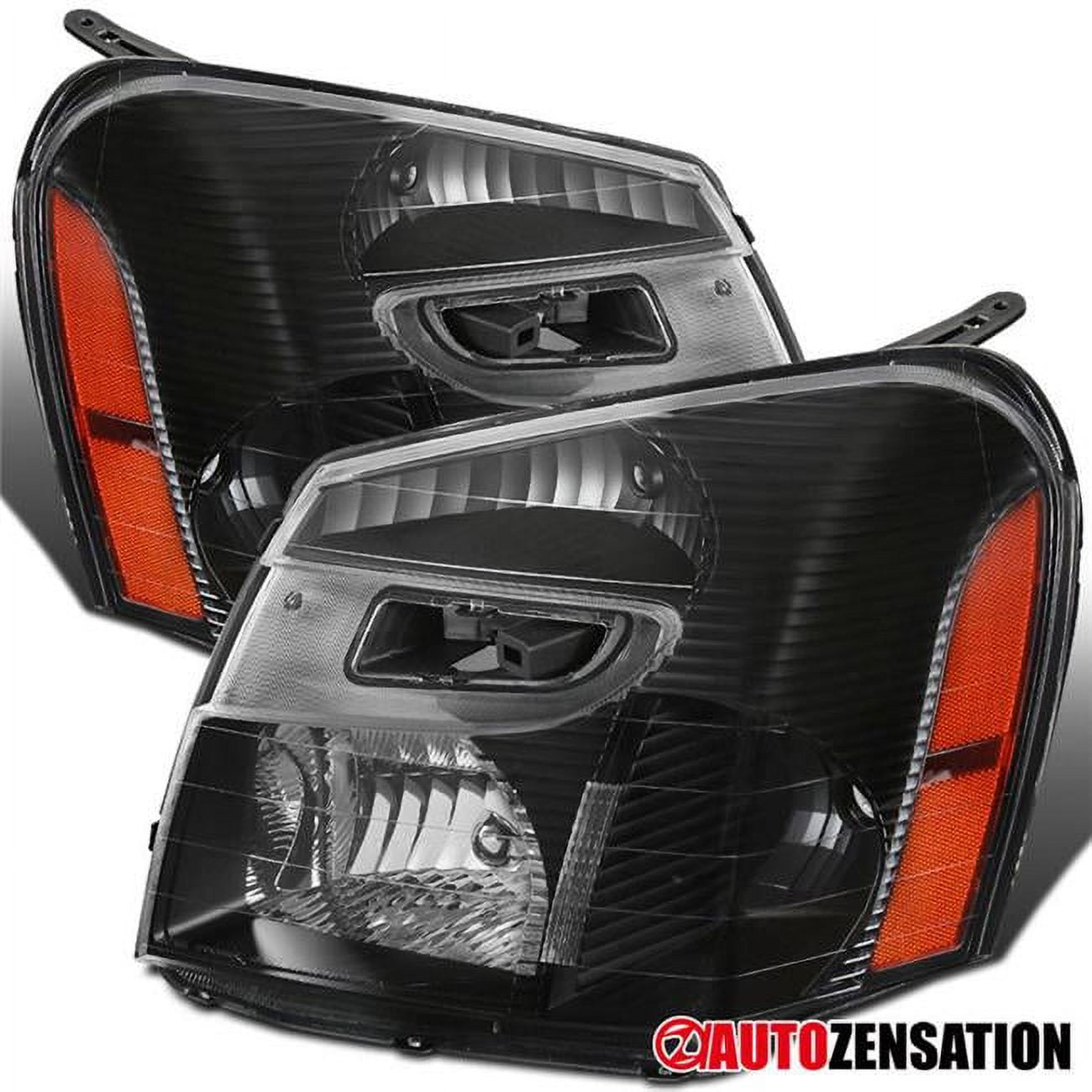 Spec-D Tuning 05-09 Chevy Equinox Replacement Black Headlight - Walmart.com