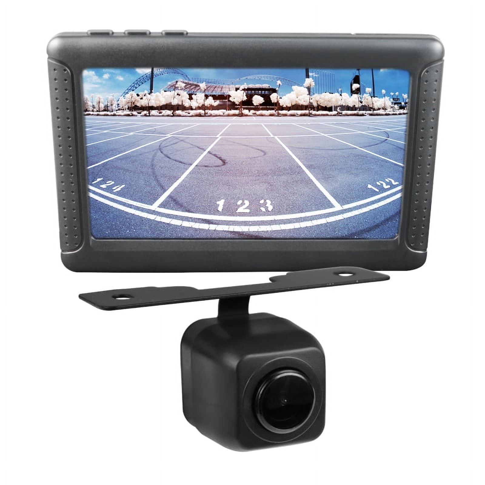 Spec-D Tuning 136 Wide Angle Wireless Reverse Back Up Camera Dash ...
