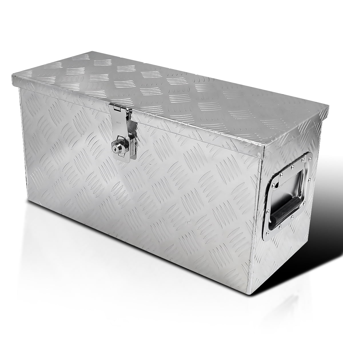 Spec-D Tuning Heavy Duty Aluminum Tool Box 24"x10"x12" for Truck Pickup ...