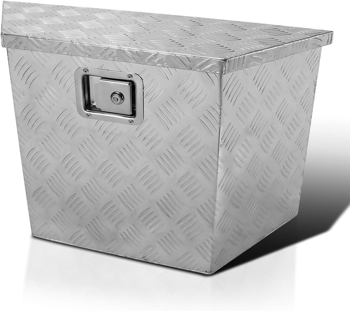 Spec-D Tuning 28"/15" Heavy Duty Aluminum Tool Box Truck Pickup Trailer ...