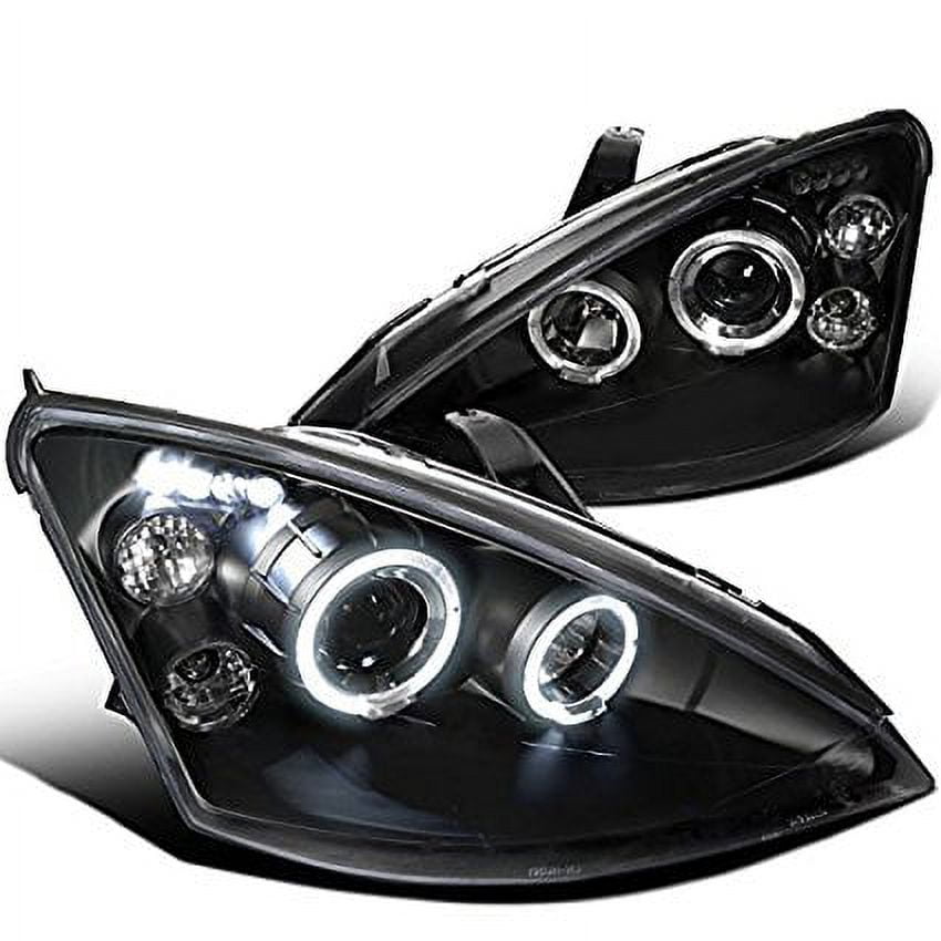 Spec-D Tuning Ford Focus Led Dual Halo Black Projector Headlights ...