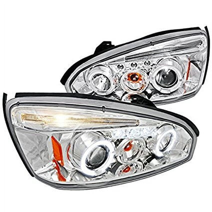 Spec-D Tuning 2LHP-MBU04-TM Chevy Malibu Chrome Clear Angel Eyes Led ...