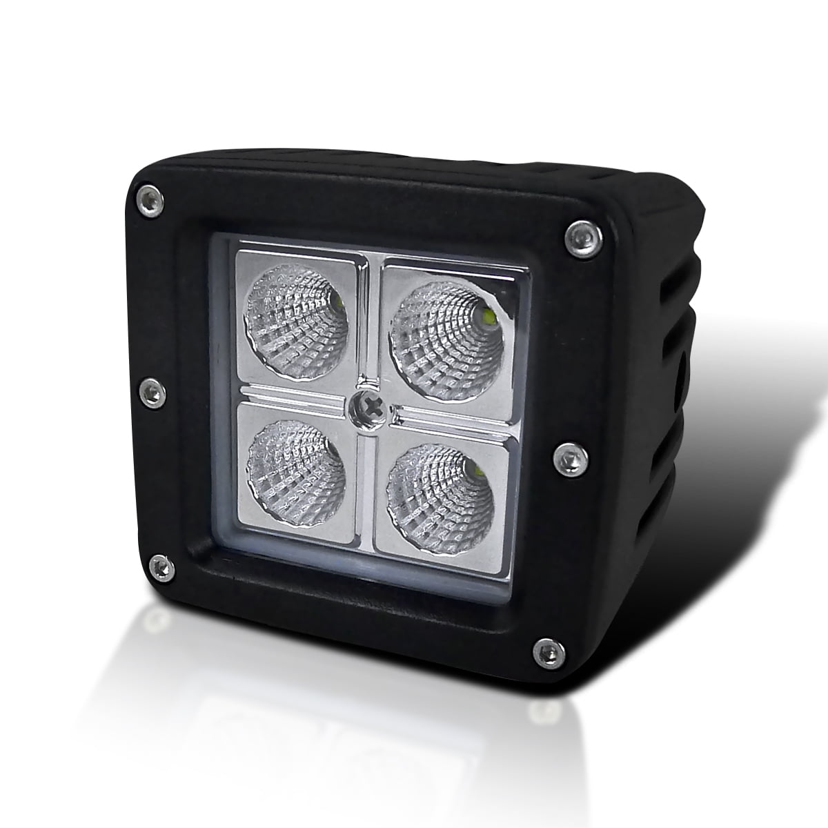 Spec-D Tuning 3" 16W LED Off Road Suv Truck Flood Work Fog Light ...