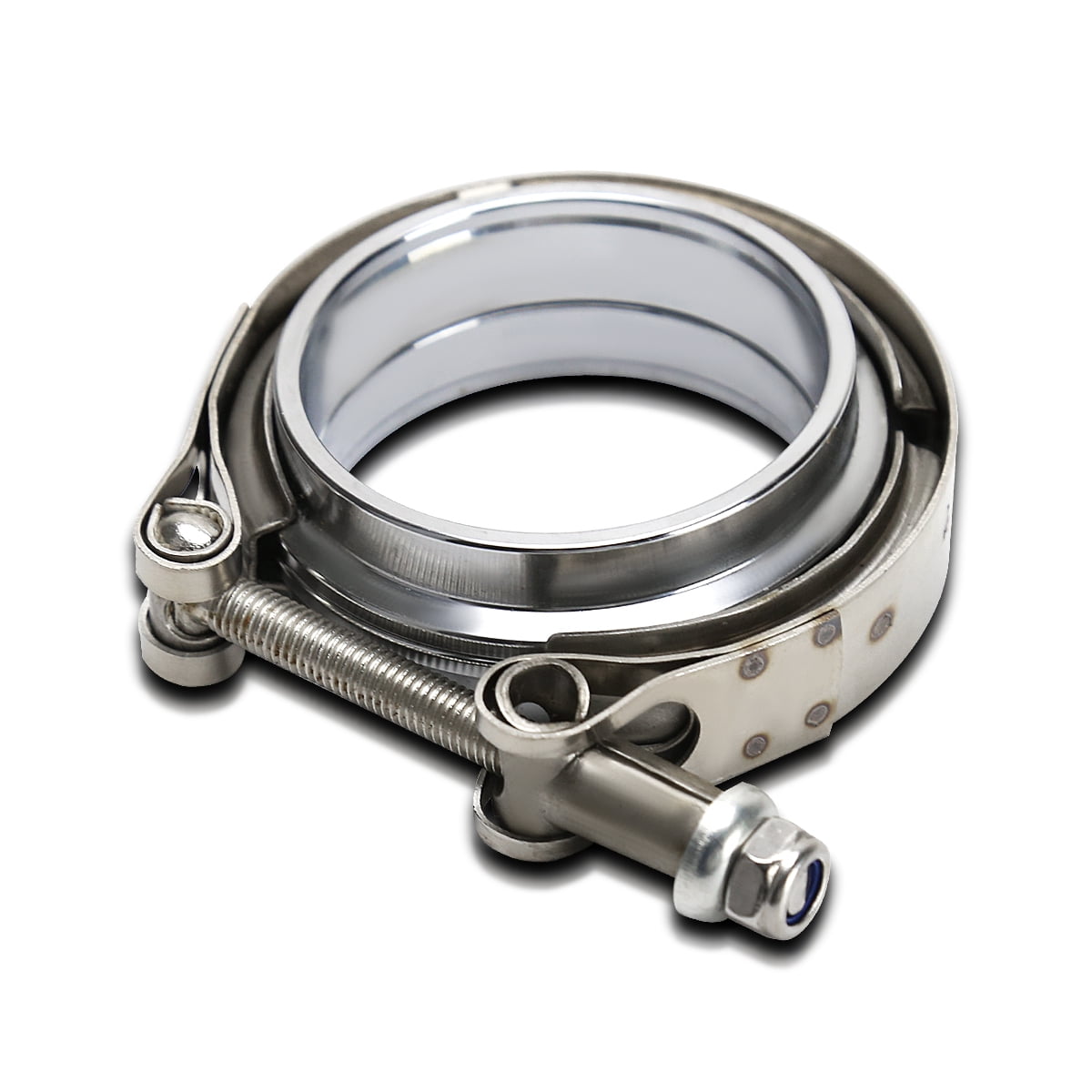 Spec-D Tuning 3 Inch Mild Steel V-Band Clamp for Exhaust Downpipes ...
