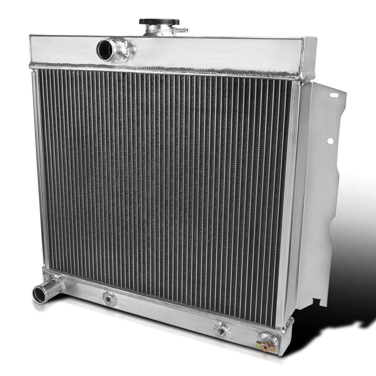 Spec-D Tuning 3 Row Core Aluminum Racing Radiator Compatible with 1966 ...