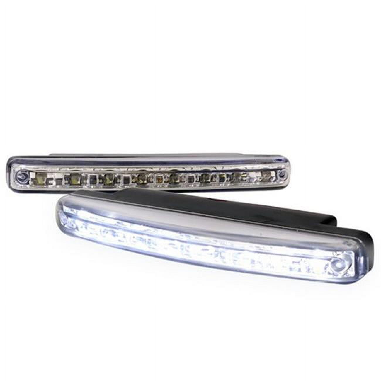 Spec-D Tuning 8 Pieces White LED Day Time Running Light for All ...