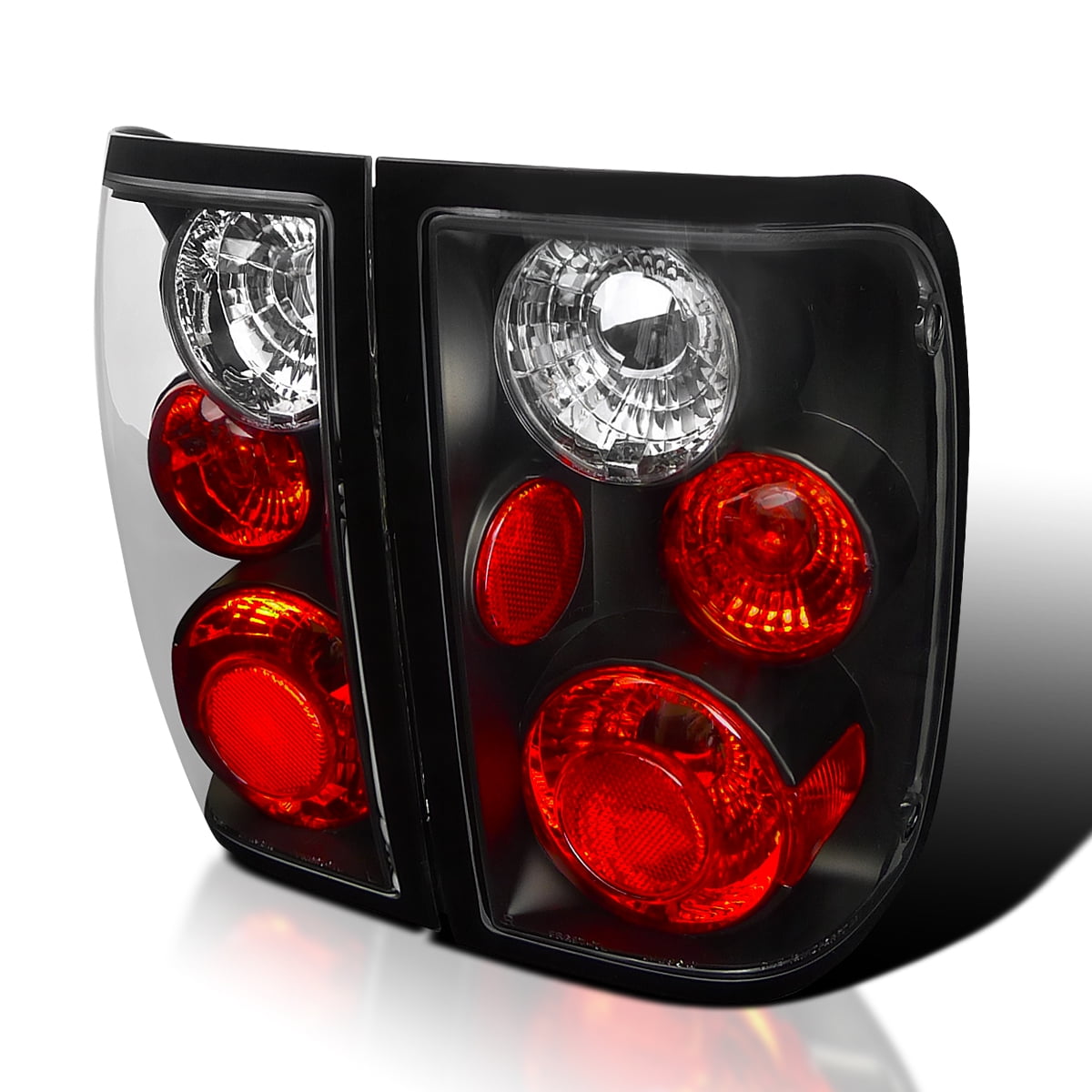 Spec-D Tuning Black Tail Lights Lamp All Models Compatible with 2001 ...