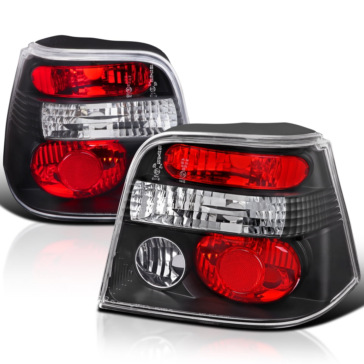 Spec-D Tuning Euro Black Tail Lights Compatible with 1999-2006 ...