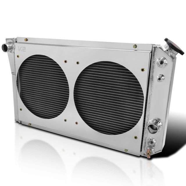 Spec-D Tuning Aluminum Cooling 3 Row Radiator with Fan Shroud ...