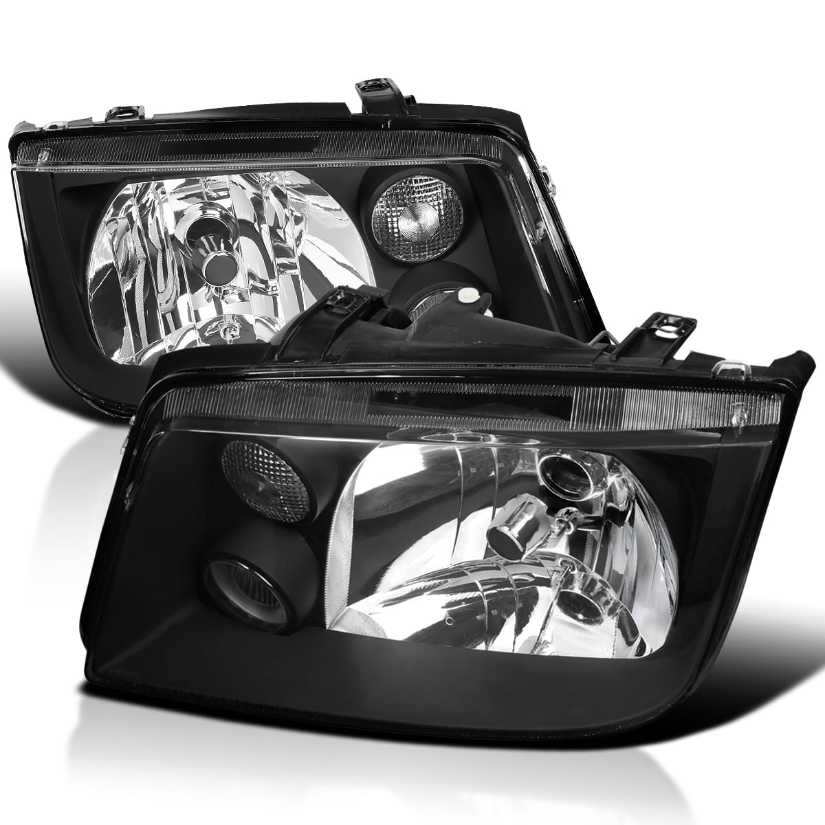 Spec-D Tuning Black Headlights w/Built In Fog Lights Compatible with ...