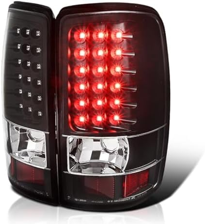Spec-D Tuning Black LED Tail Lights Compatible with 2000-2006 Chevy/GMC ...