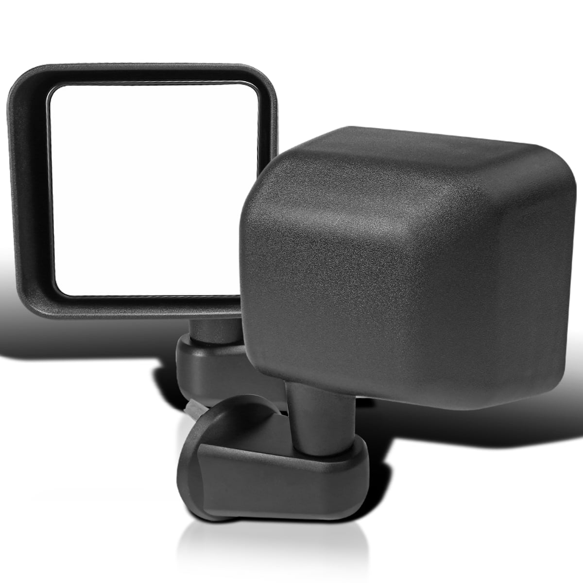 Spec-D Tuning Black Manual Fold Side View Mirrors Compatible with 2007 ...