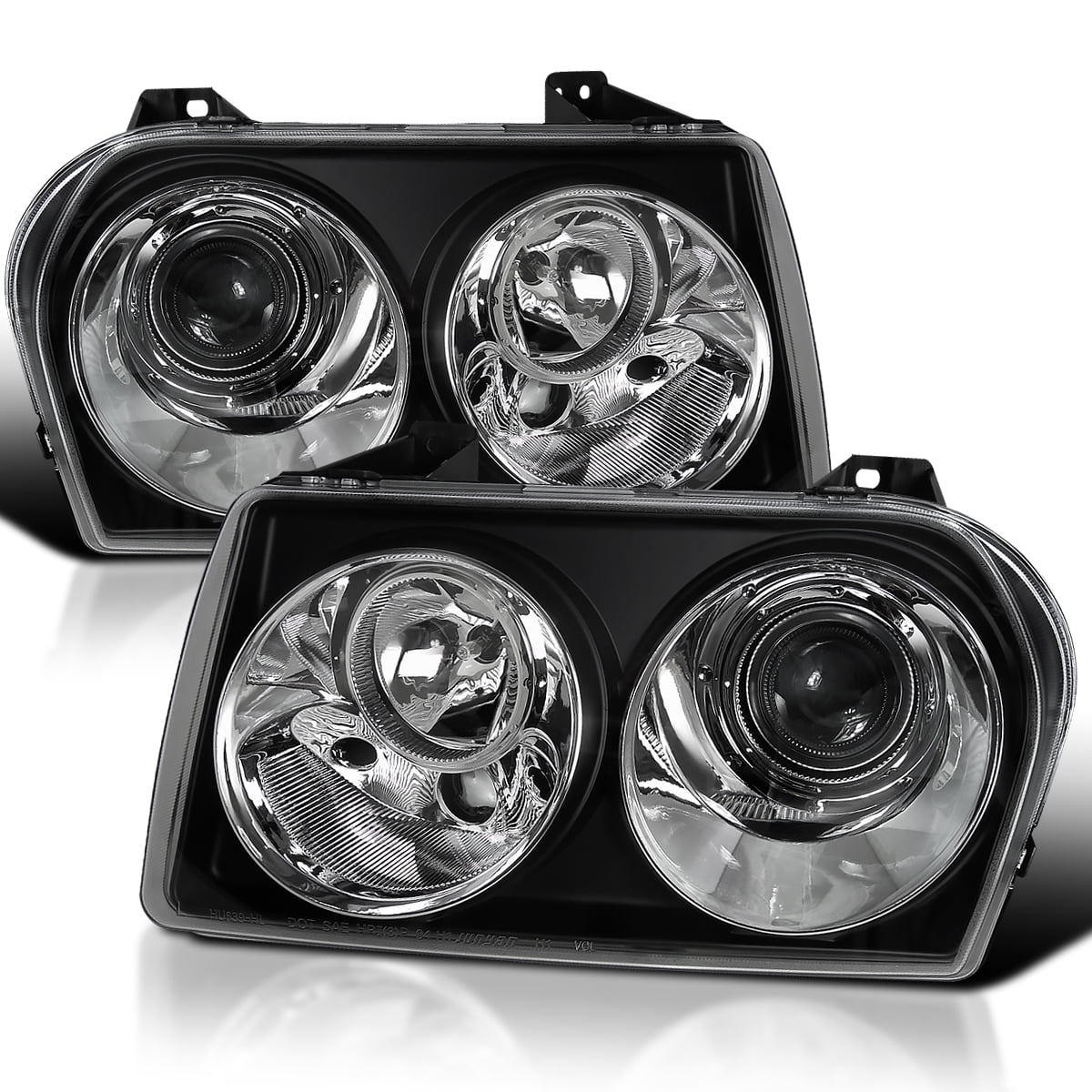 Spec-D Tuning Black Projector Headlights Compatible with 2005-2010 ...