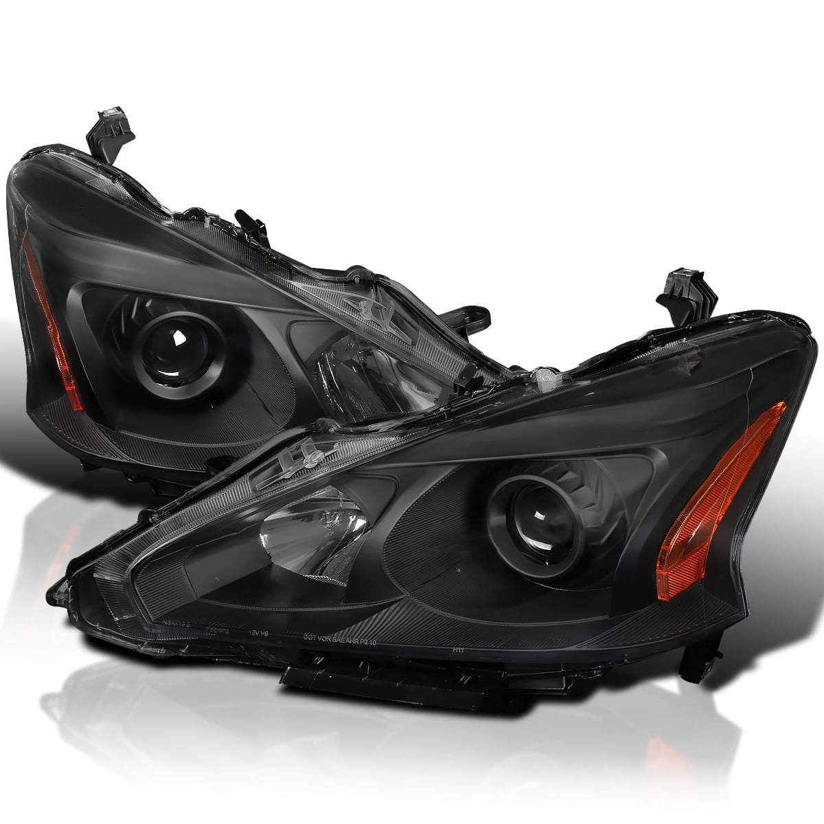 Spec-D Tuning Black Projector Headlights, Compatible with 2013-2015 ...