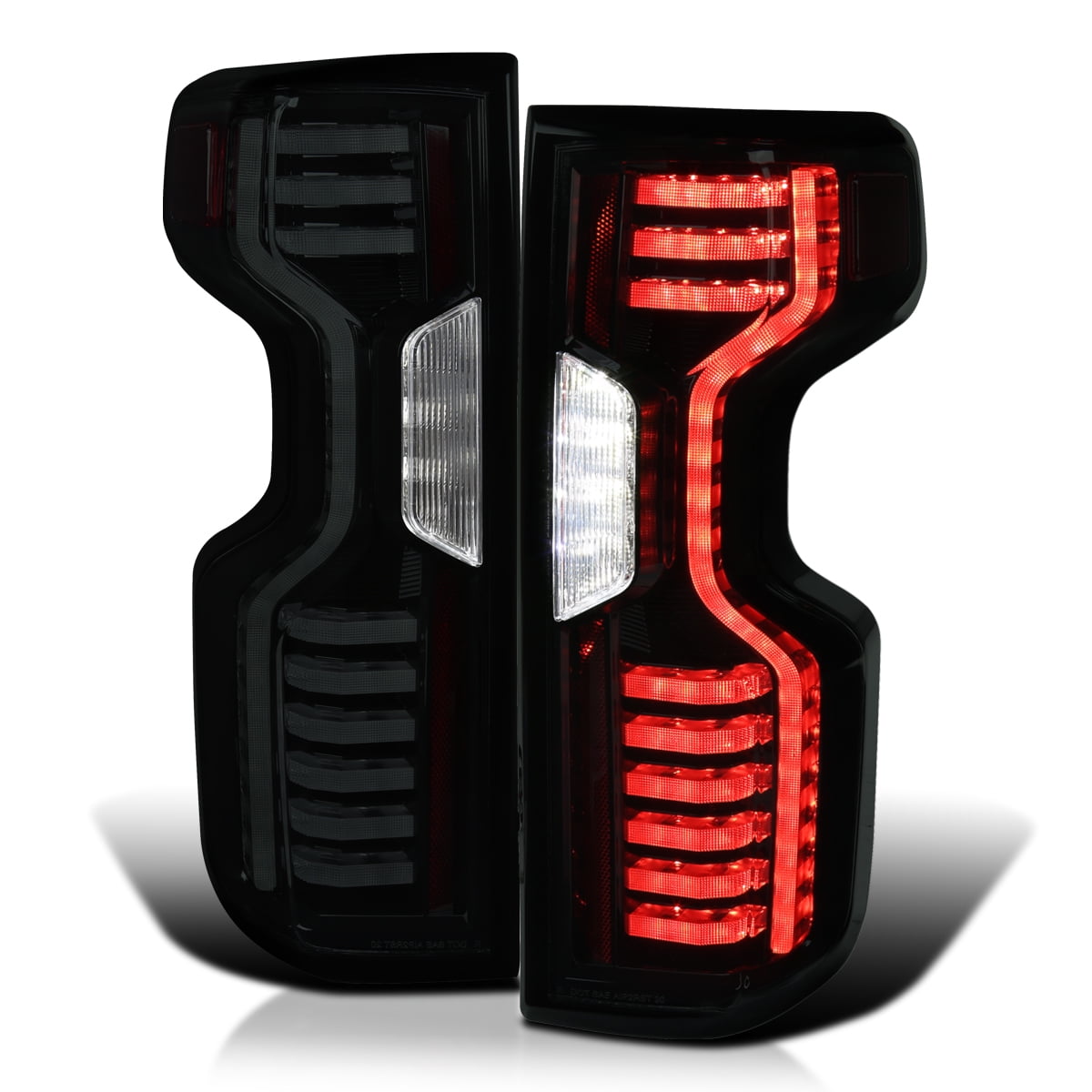 Spec-D Tuning Black Smoke Full LED Tail Lights Compatible with 2019 ...