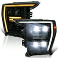 Spec-D Tuning Black Smoke Projector Switchback Sequential Headlights w ...