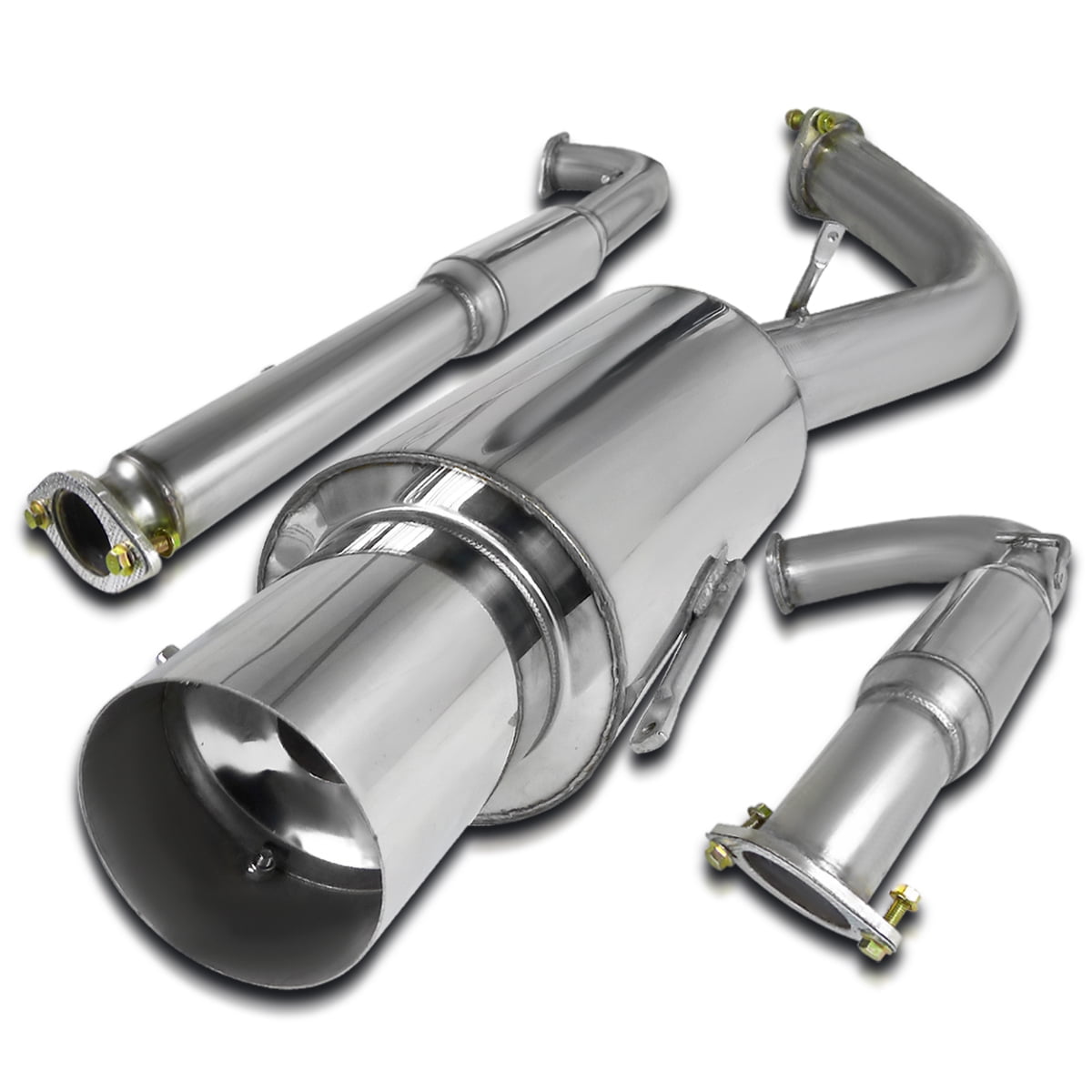 Spec-D Tuning Catback Exhaust System Stainless Steel Compatible with ...