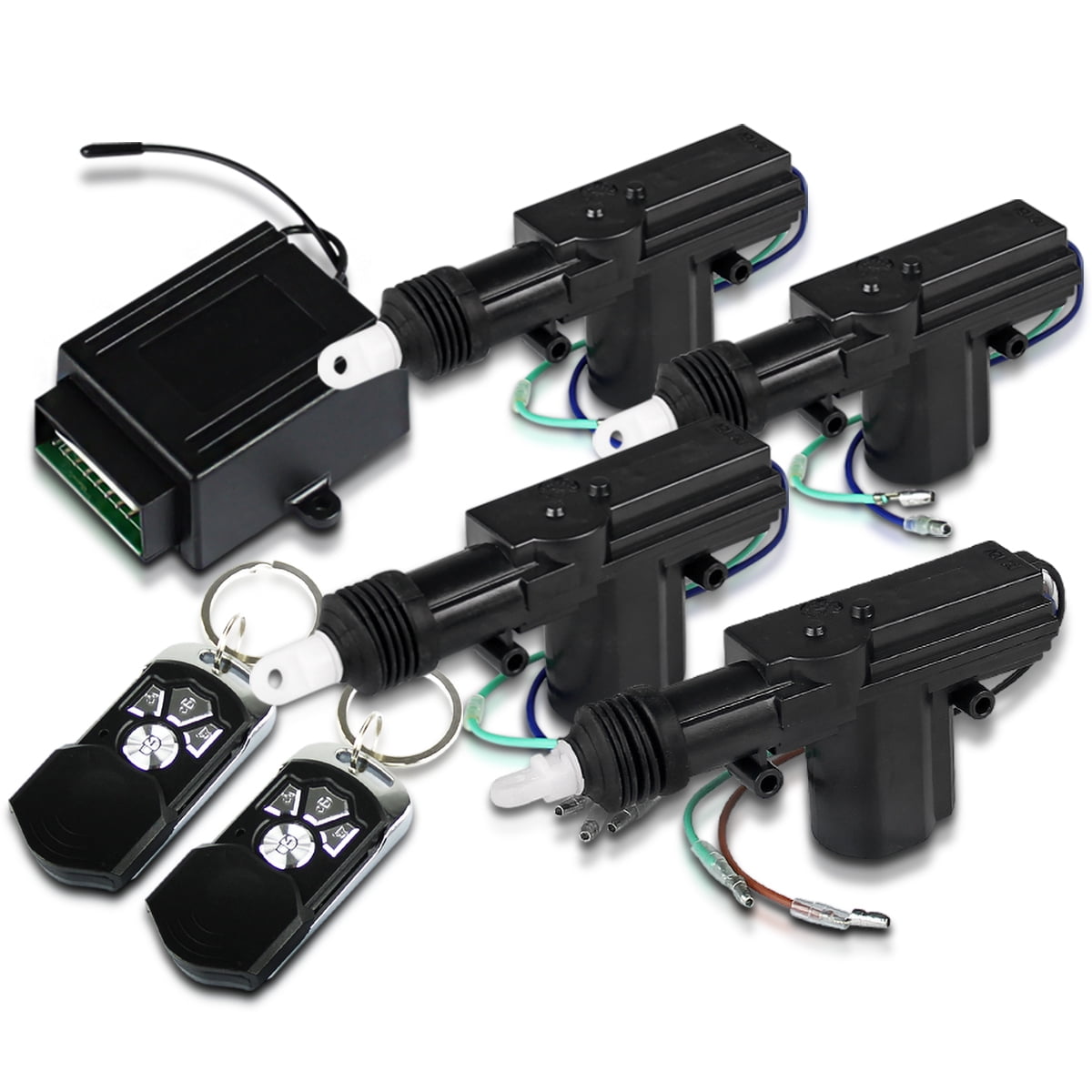 Spec-D Tuning Central Power Lock/ Unlock Car Entry Keyless Remote Kit ...