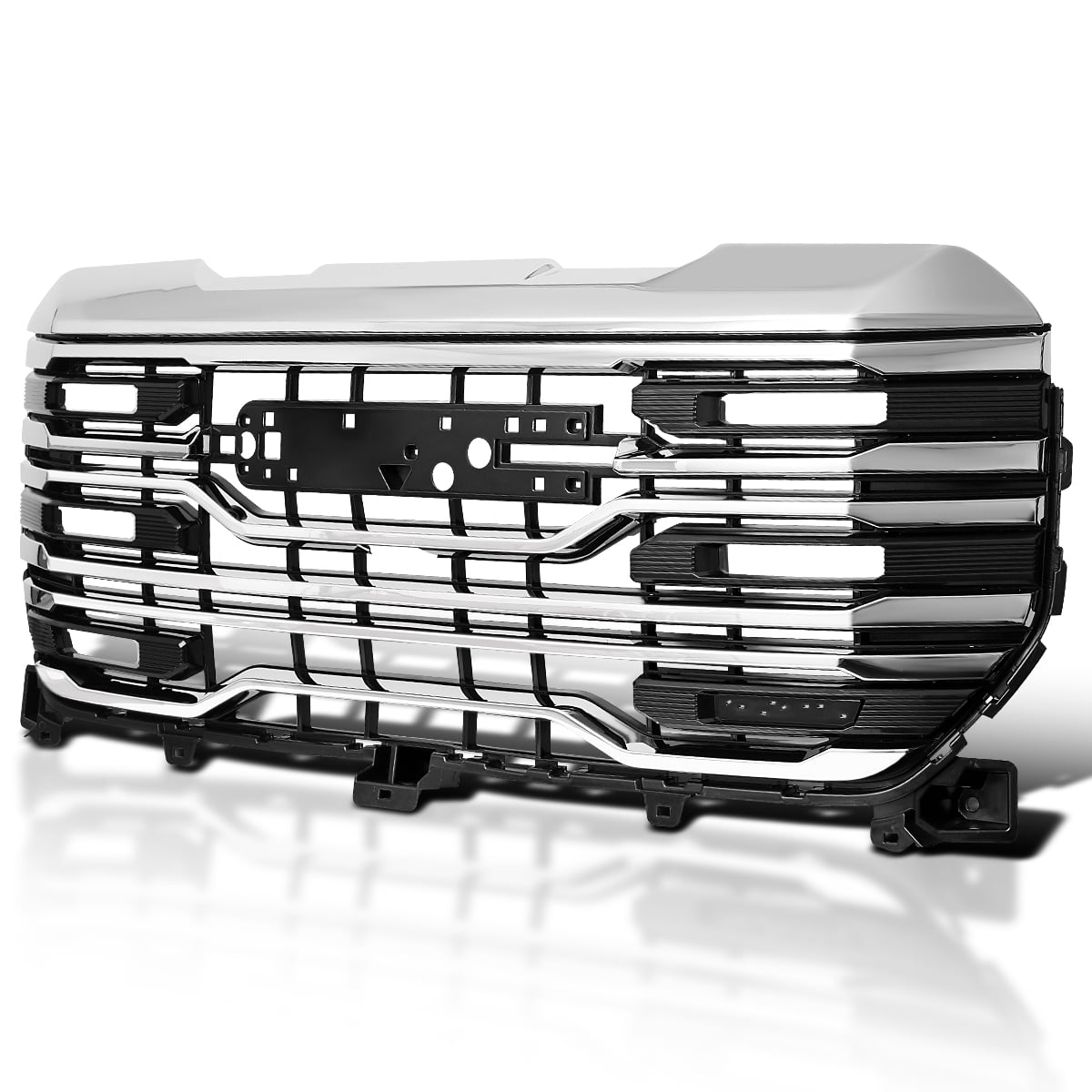 Spec-D Tuning Chrome AT4 style Front Hood Grille Compatible with 2022 ...