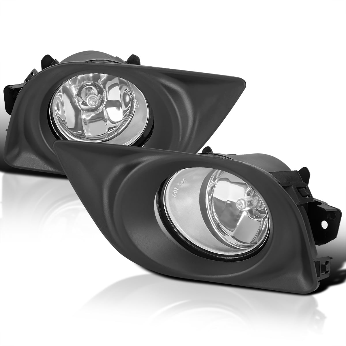 Spec-D Tuning Chrome Fog Lights + H11 Bulbs + Switch Compatible with ...