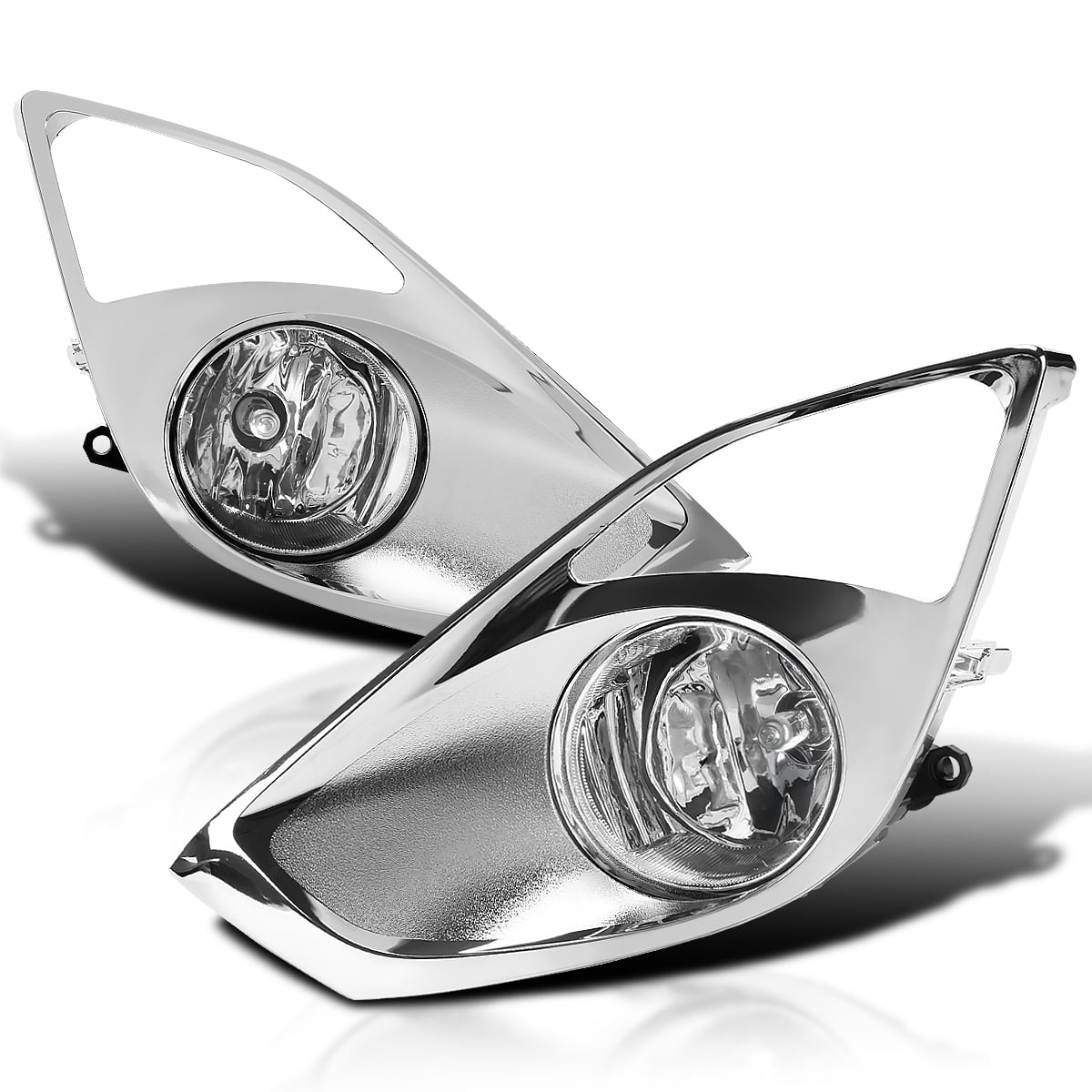 Spec-D Tuning Chrome Fog Lights + H11 Bulbs + Switch Compatible with ...