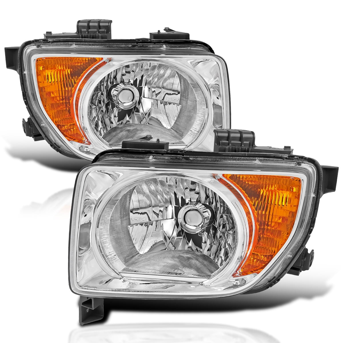 Spec-D Tuning Chrome Replacement Headlights Compatible with 2003-2008 ...