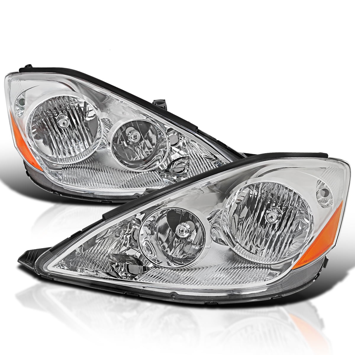 Spec-D Tuning Chrome Headlights Compatible with 2006-2010 Toyota Sienna ...