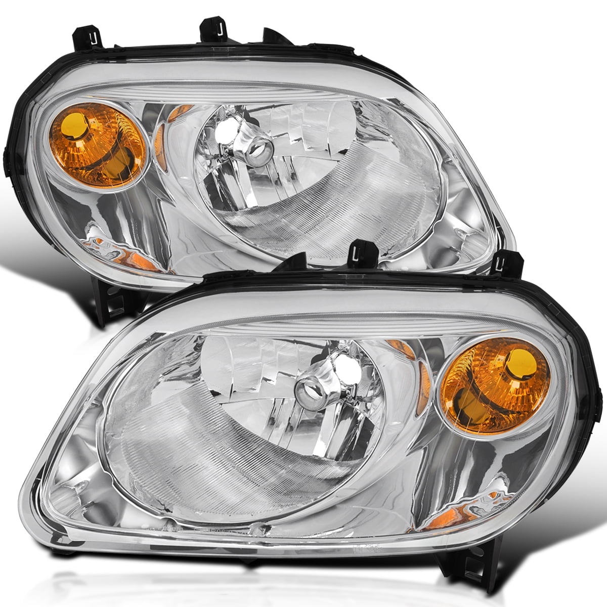 Spec-D Tuning Chrome Headlights Compatible with 2006-2011 Chevy HHR ...