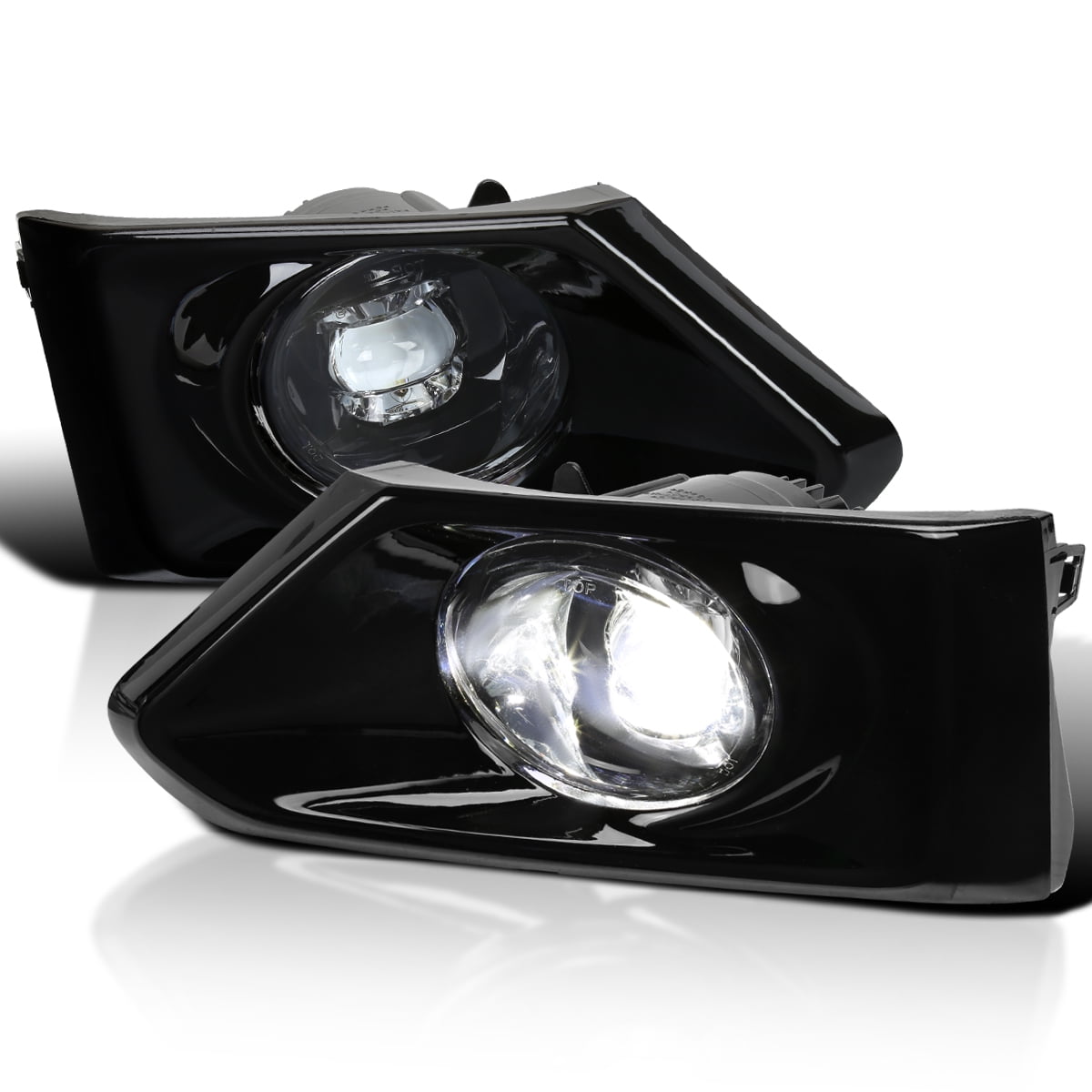 Spec-D Tuning Chrome LED Fog Lights + Switch + Wiring Kits Compatible ...