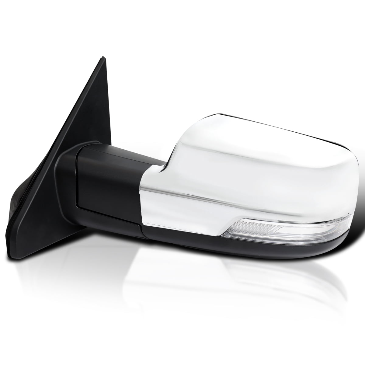 Spec-D Tuning Chrome Power Heated + LED Signal + Blind Spot Monitor BSM ...