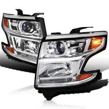 Spec-D Tuning Glossy Black LED Light Bar Projector Headlights ...