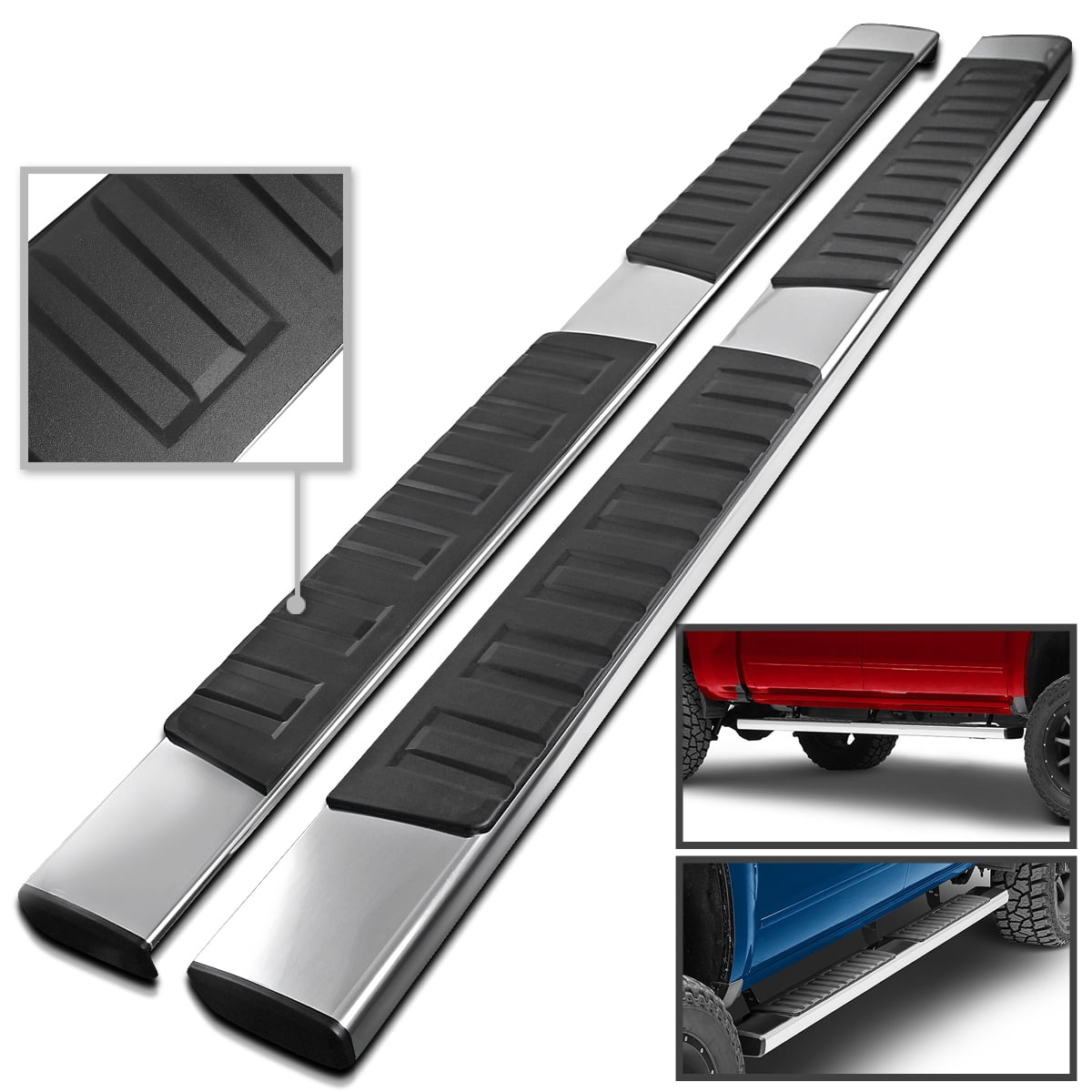 Spec-D Tuning Chrome Side Step Rail Nerf Bars Boards Compatible with ...