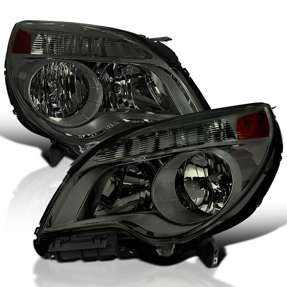 Spec-D Tuning Chrome Smoke Headlights Compatible with 2010-2015 Chevy ...