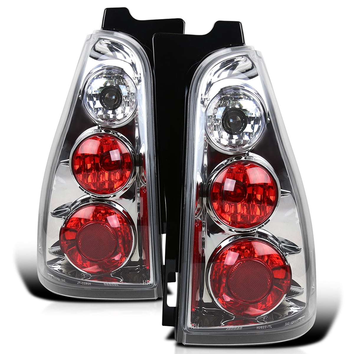 Spec-D Tuning Chrome Tail Lights Compatible with 2003-2005 Toyota ...