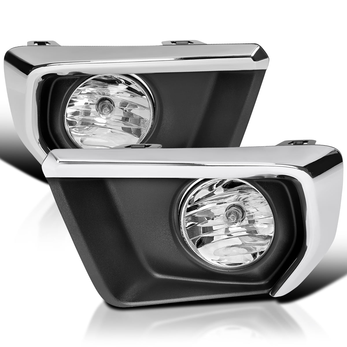 Spec-D Tuning Chrome Trim Fog Lights + Bezels + Switch Compatible with ...