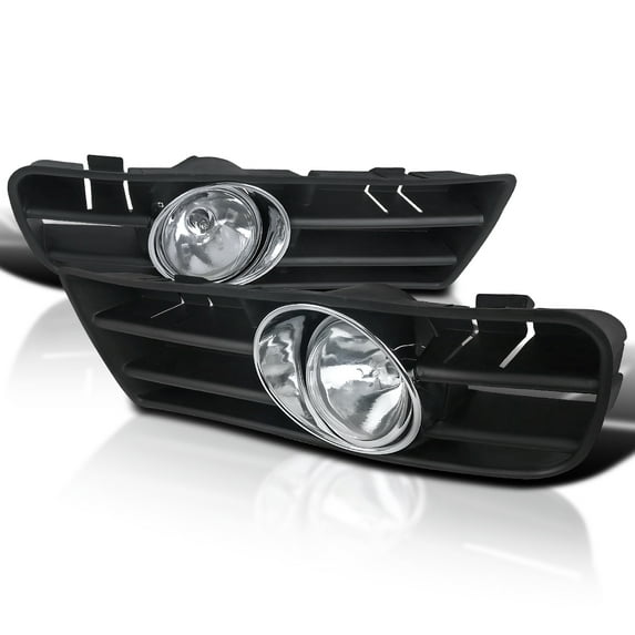 Spec-D Tuning Clear Bumper Driving Fog Lights + Bulbs + Switch ...