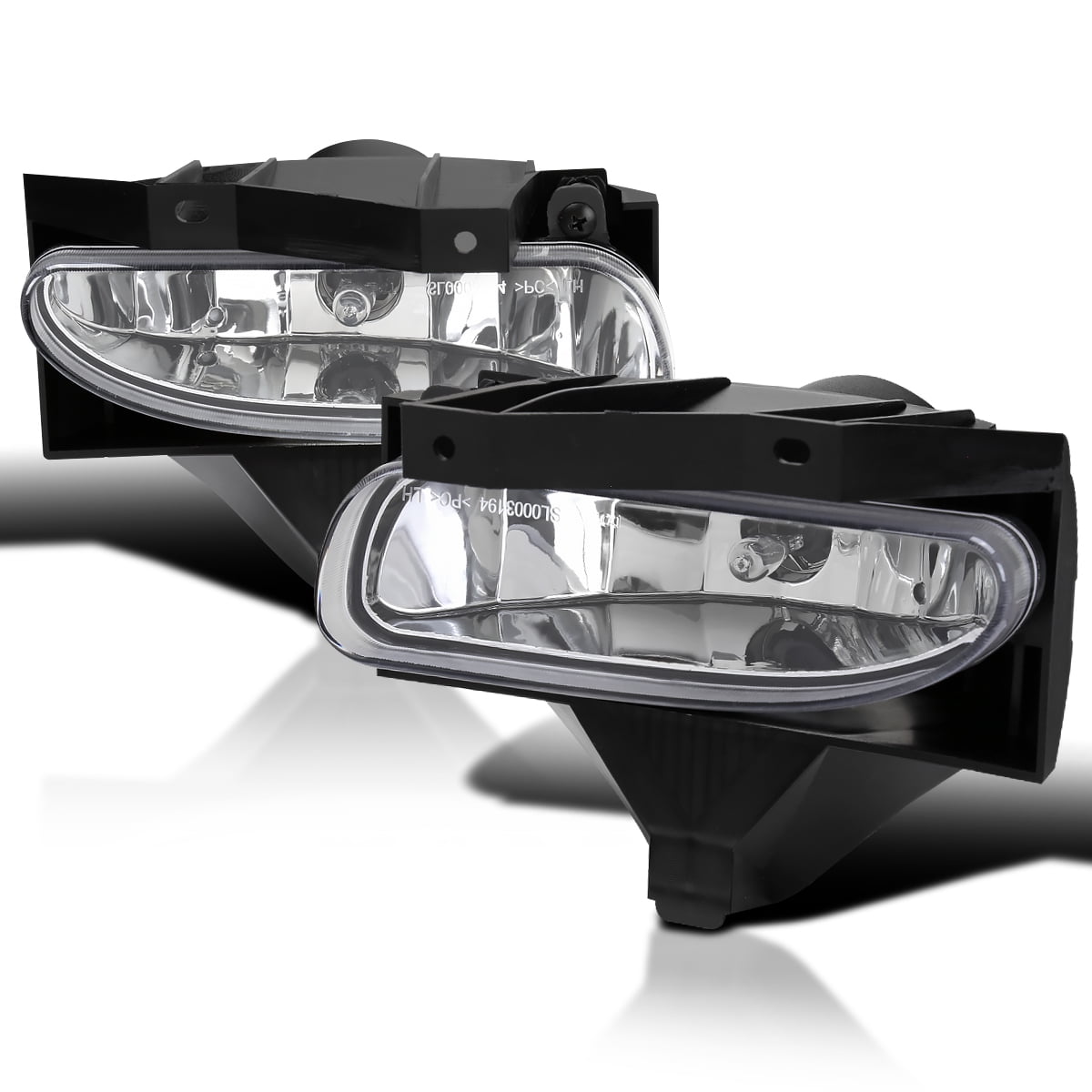 Spec-D Tuning Clear Driving Fog Lights + Bulbs + Switch Compatible with ...